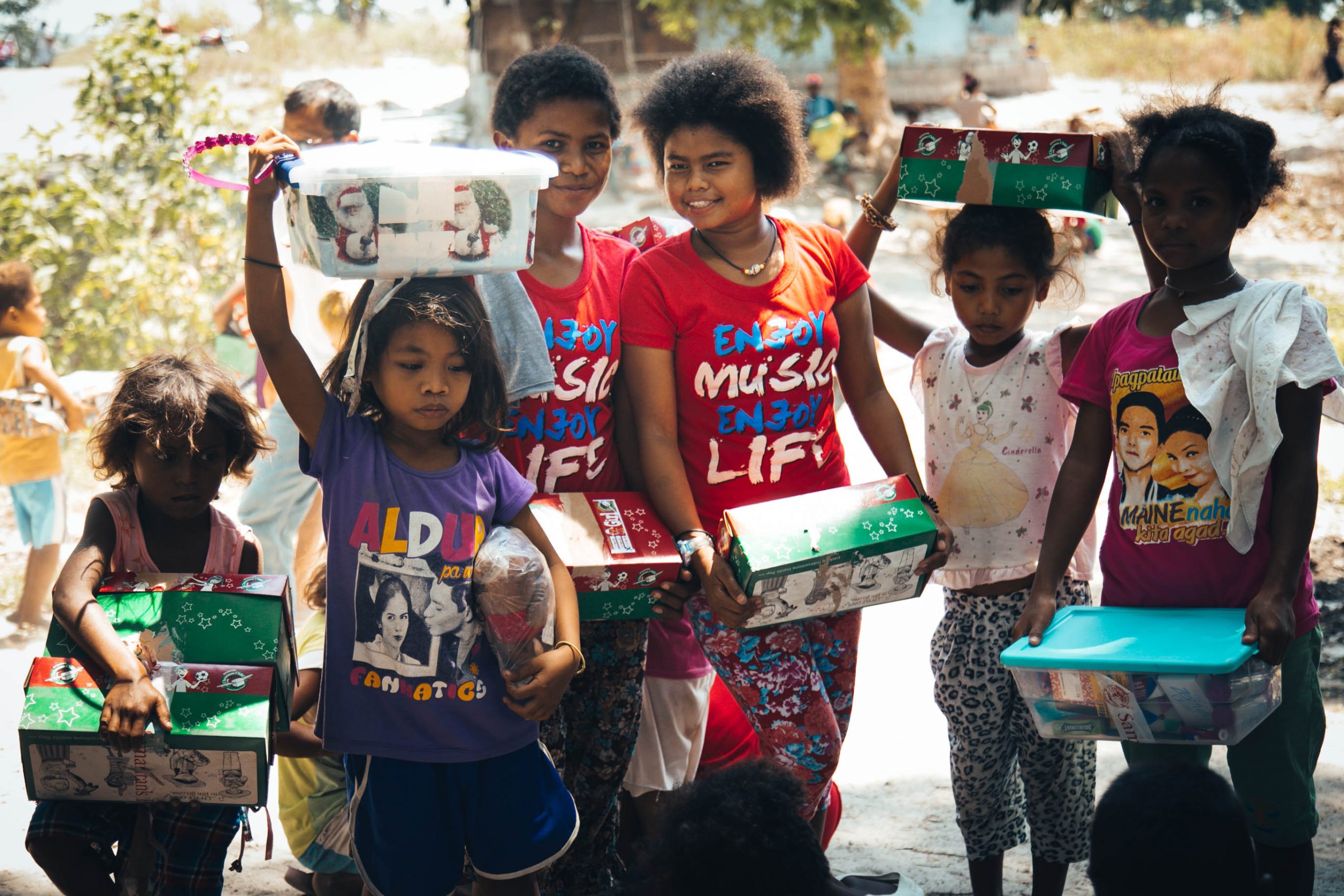 Shoeboxes of Love for the Aetas | ADRA Philippines